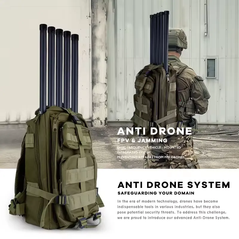 The Ultimate Drone Defense: Anti FPV Backpack Jamming System - Marcom - Maritime and Coastal system